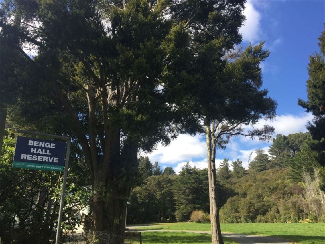 Benge Hall Reserve Upper Hutt City Council